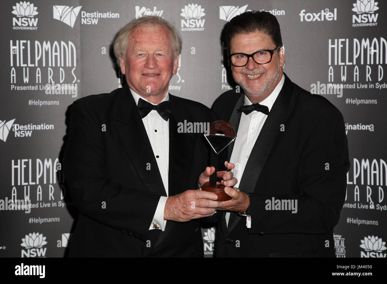 17th Annual Helpmann Awards - 2017. Pictured: Ross Cunningham Stock ...