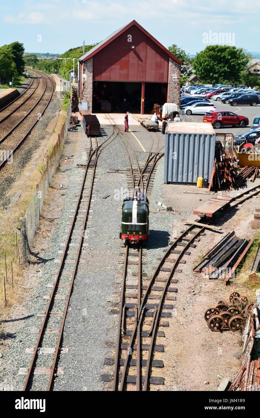 The Ravenglass and Eskdale Railway - opened in 1875 as a narrow gauge ...