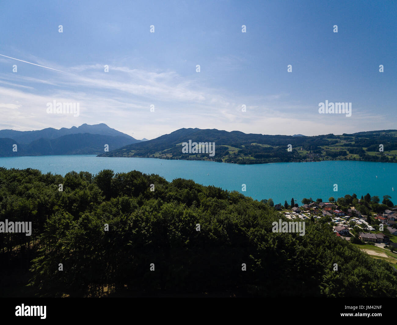 Austria salzkammergut view steinbach hi-res stock photography and ...