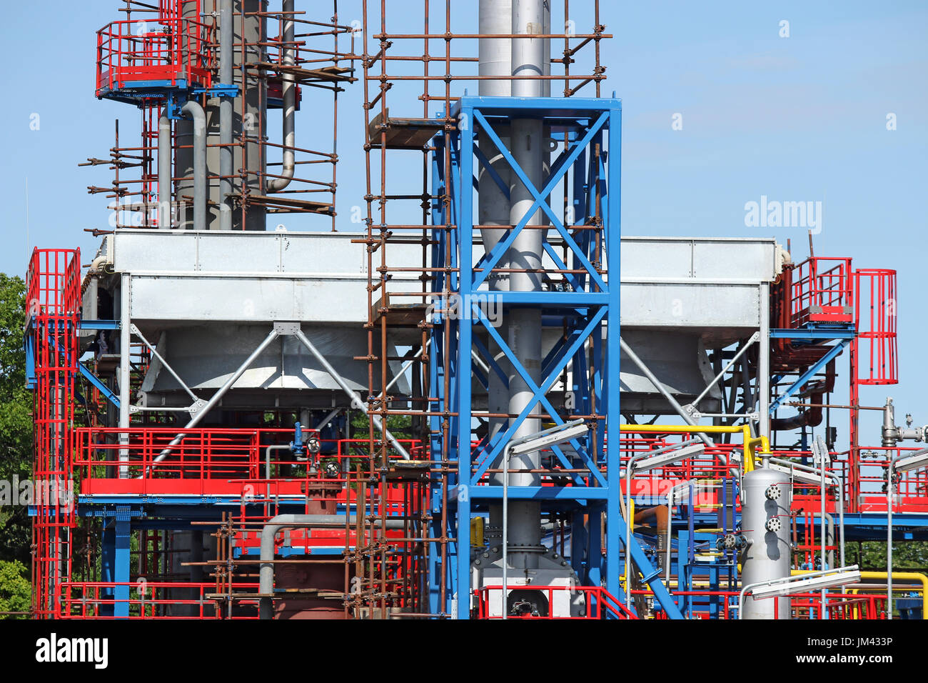 new factory construction site industry detail Stock Photo - Alamy