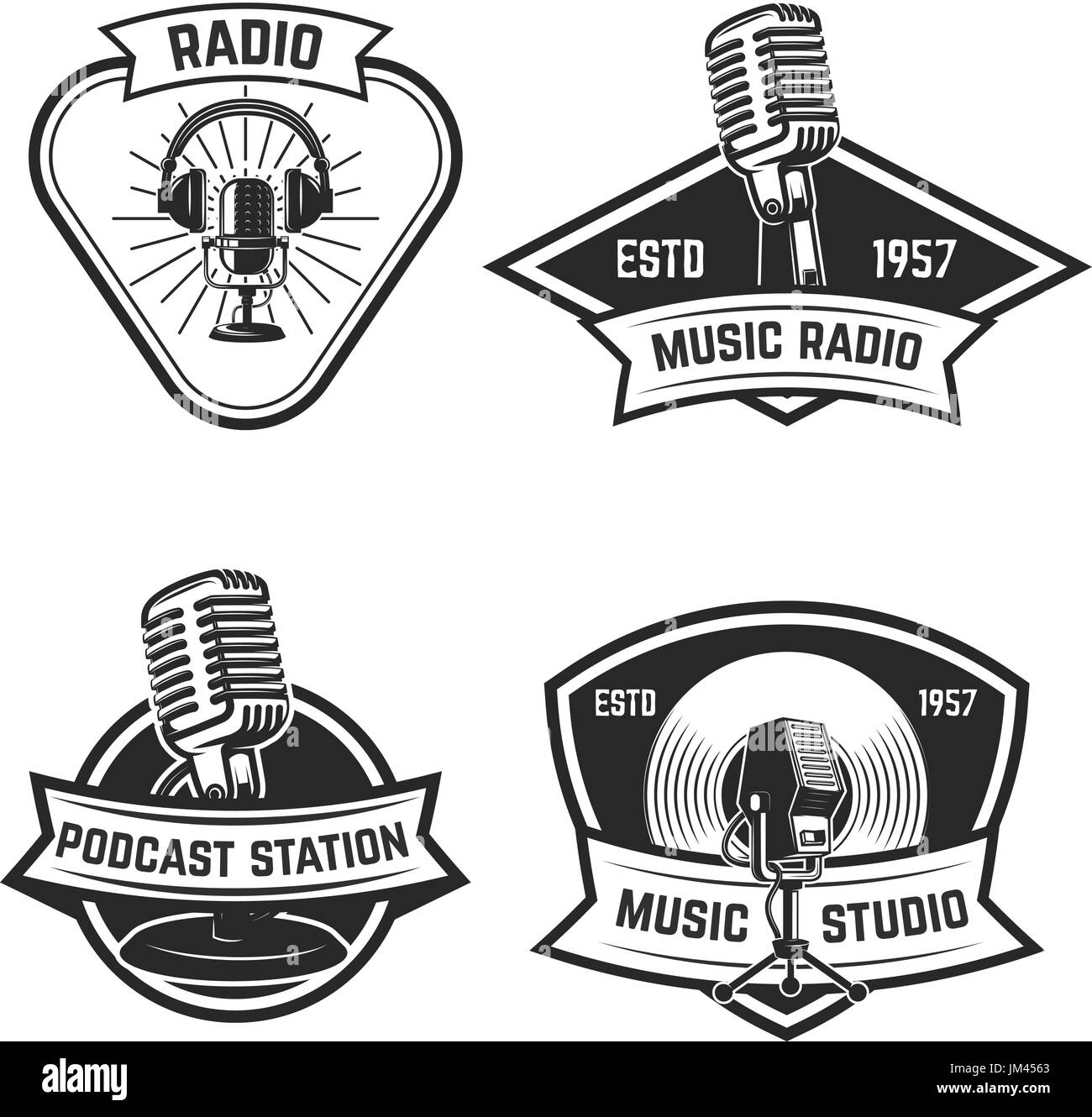 Mic logo hi-res stock photography and images - Alamy