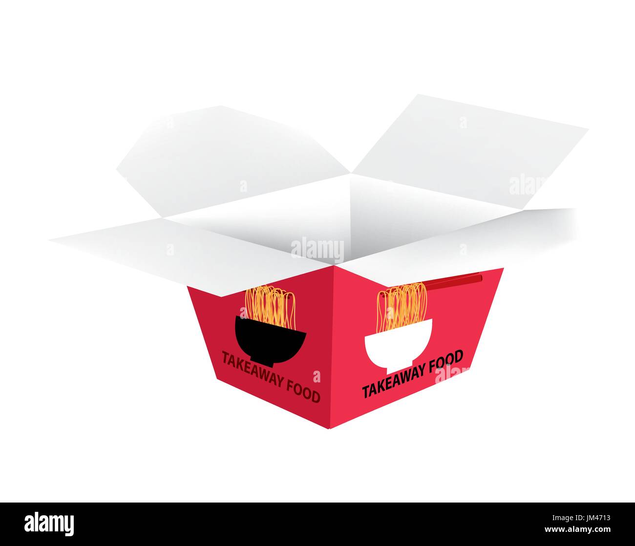 Fast food takeaway dishes Stock Vector Images - Alamy