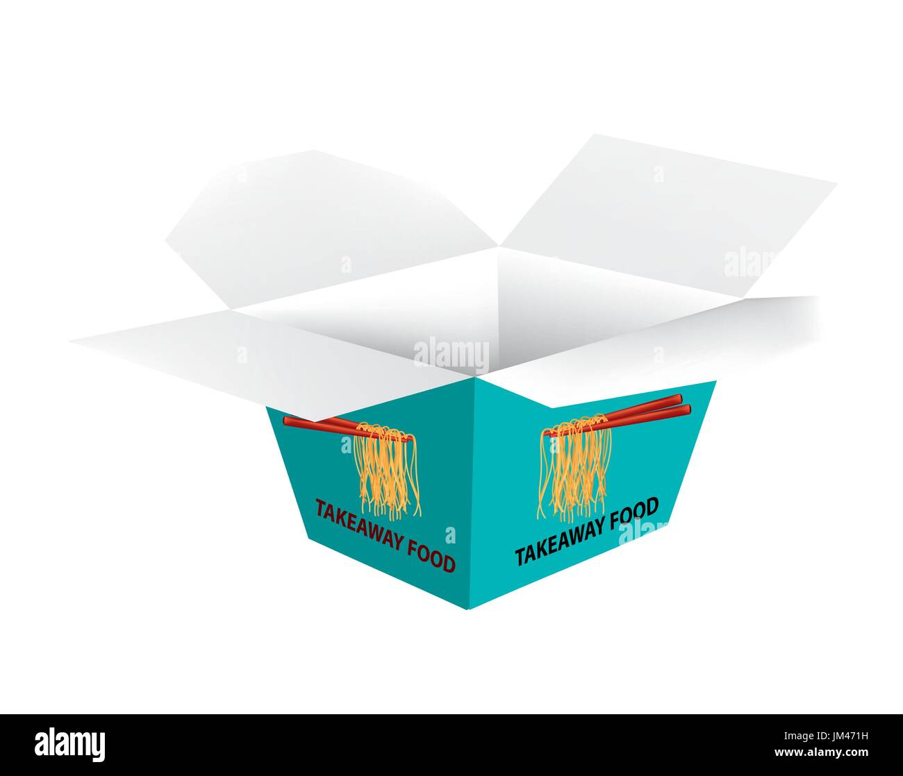 Takeaway box Stock Vector Images - Alamy