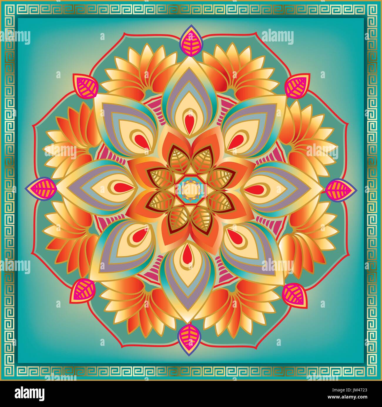 Japanese floral pattern Stock Vector Images - Alamy