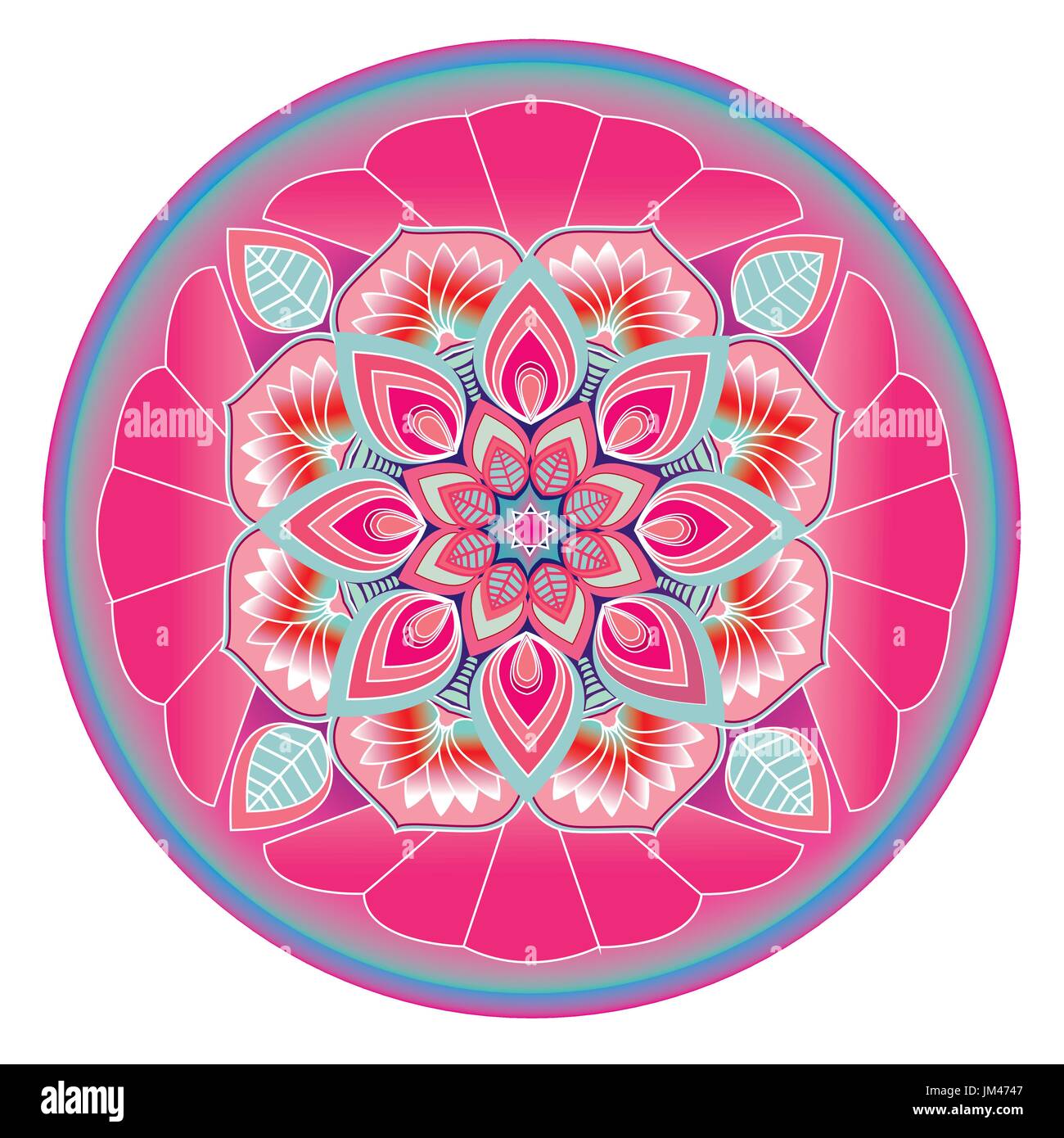 Beautiful floral pattern with colors Stock Vector Image & Art - Alamy