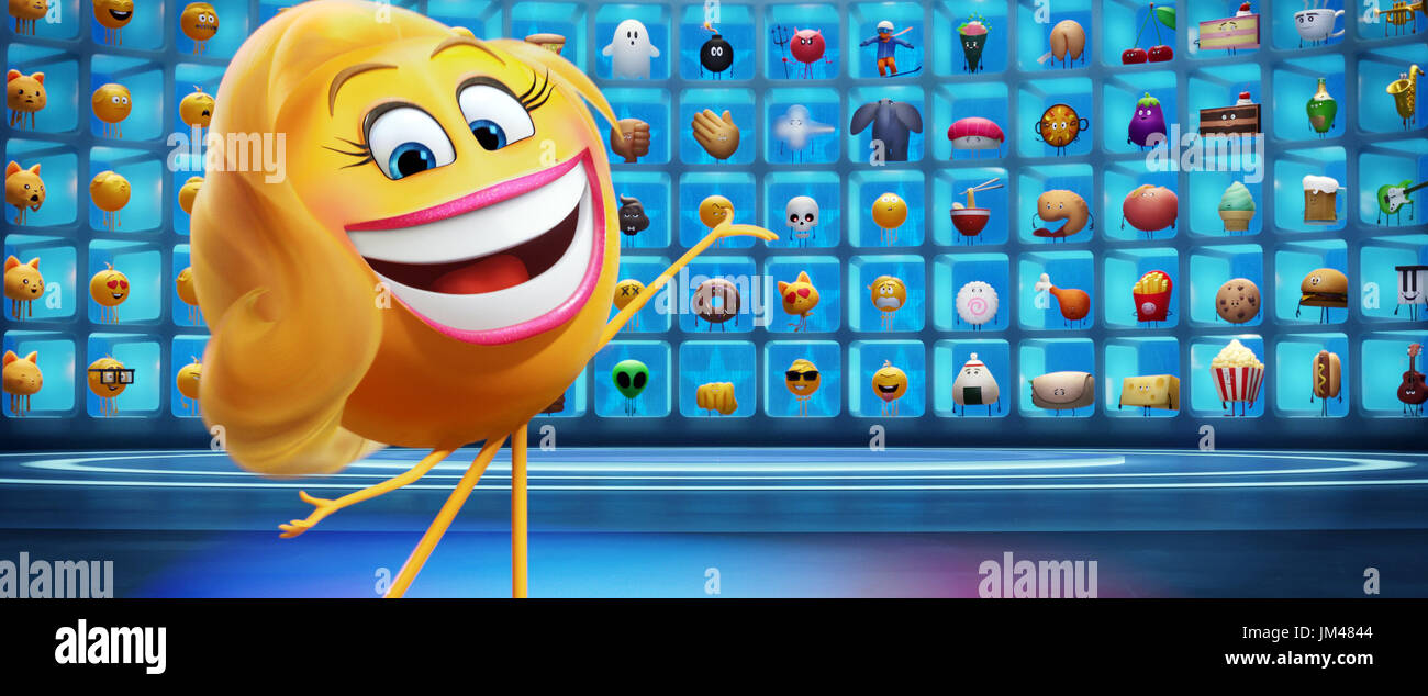 THE EMOJI MOVIE, Smiler (voice: Maya Rudolph), 2017. ©Columbia Pictures ...