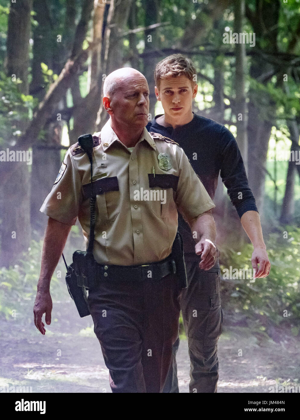 FIRST KILL, from left: Bruce Willis, Hayden Christensen, 2017. ph ...
