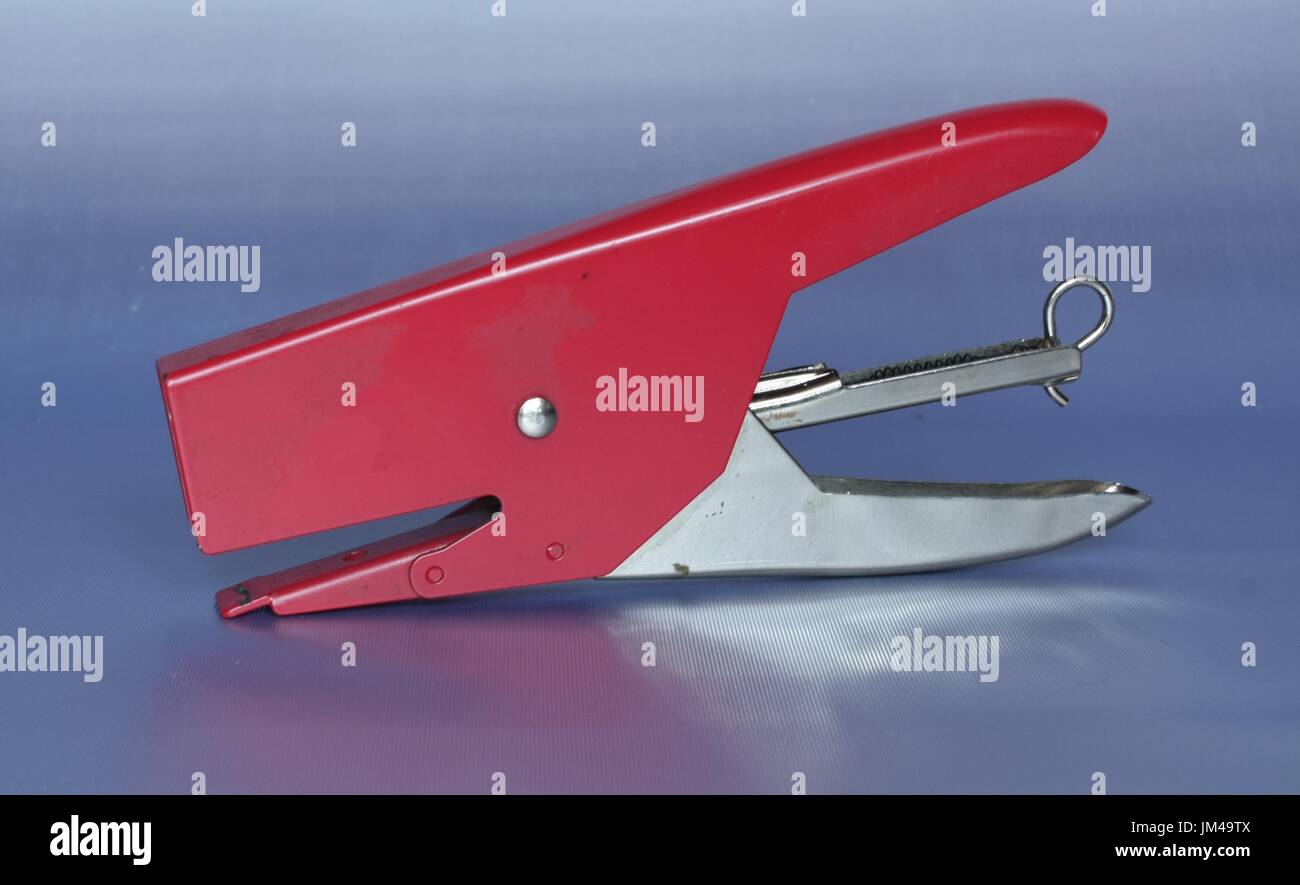 Red stapler hi-res stock photography and images - Alamy