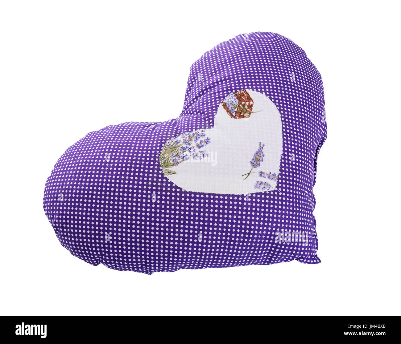 Heart shaped pillow Stock Photo - Alamy