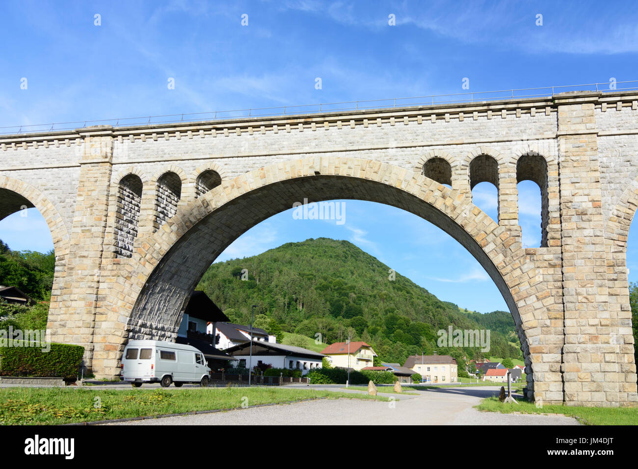 bridge aqueduct Luegerbrücke (Luegeraquädukt) of II. (2.) Wiener ...