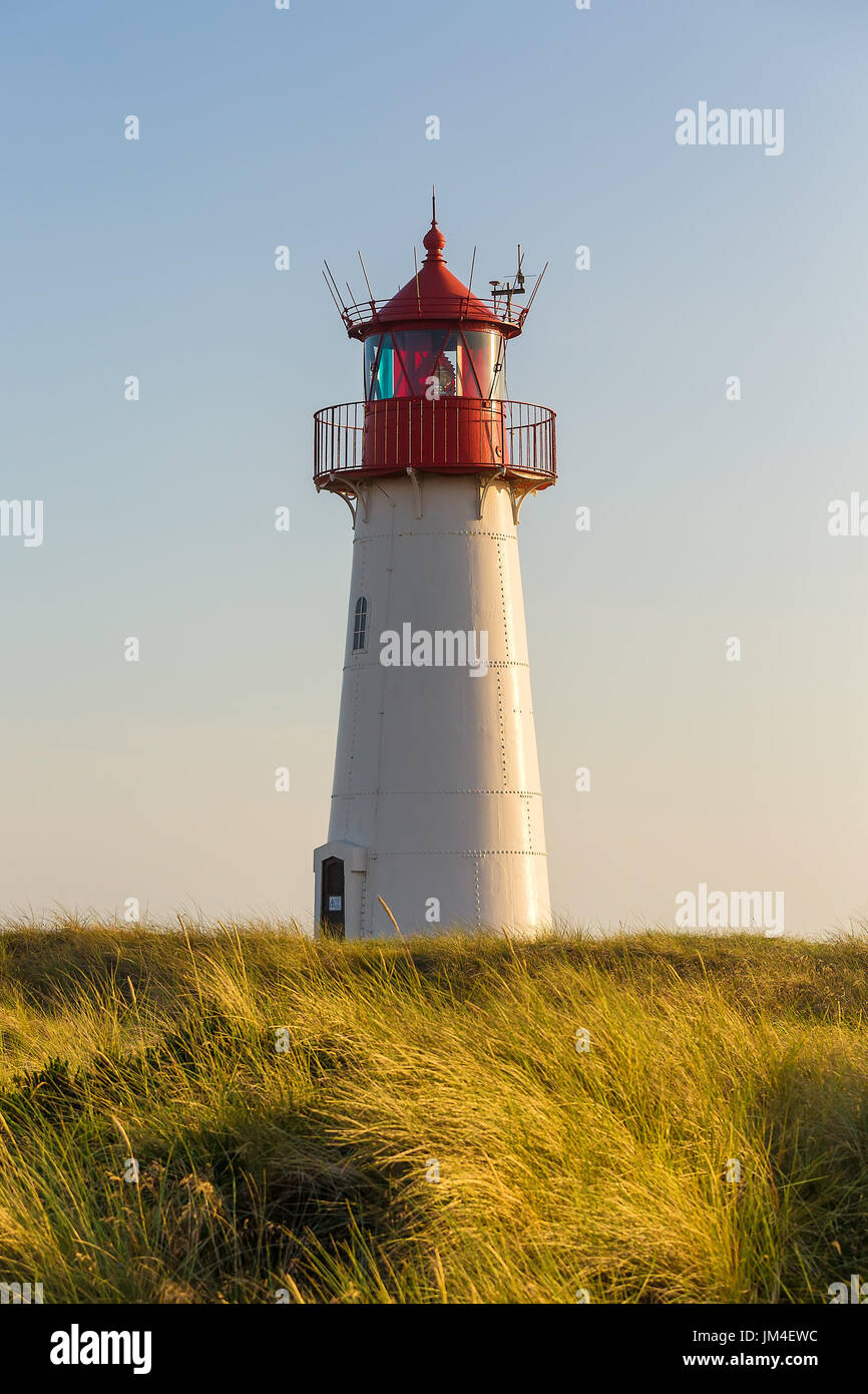 Lighthouse List-West - Germanys most northern Lighthouse Stock Photo ...