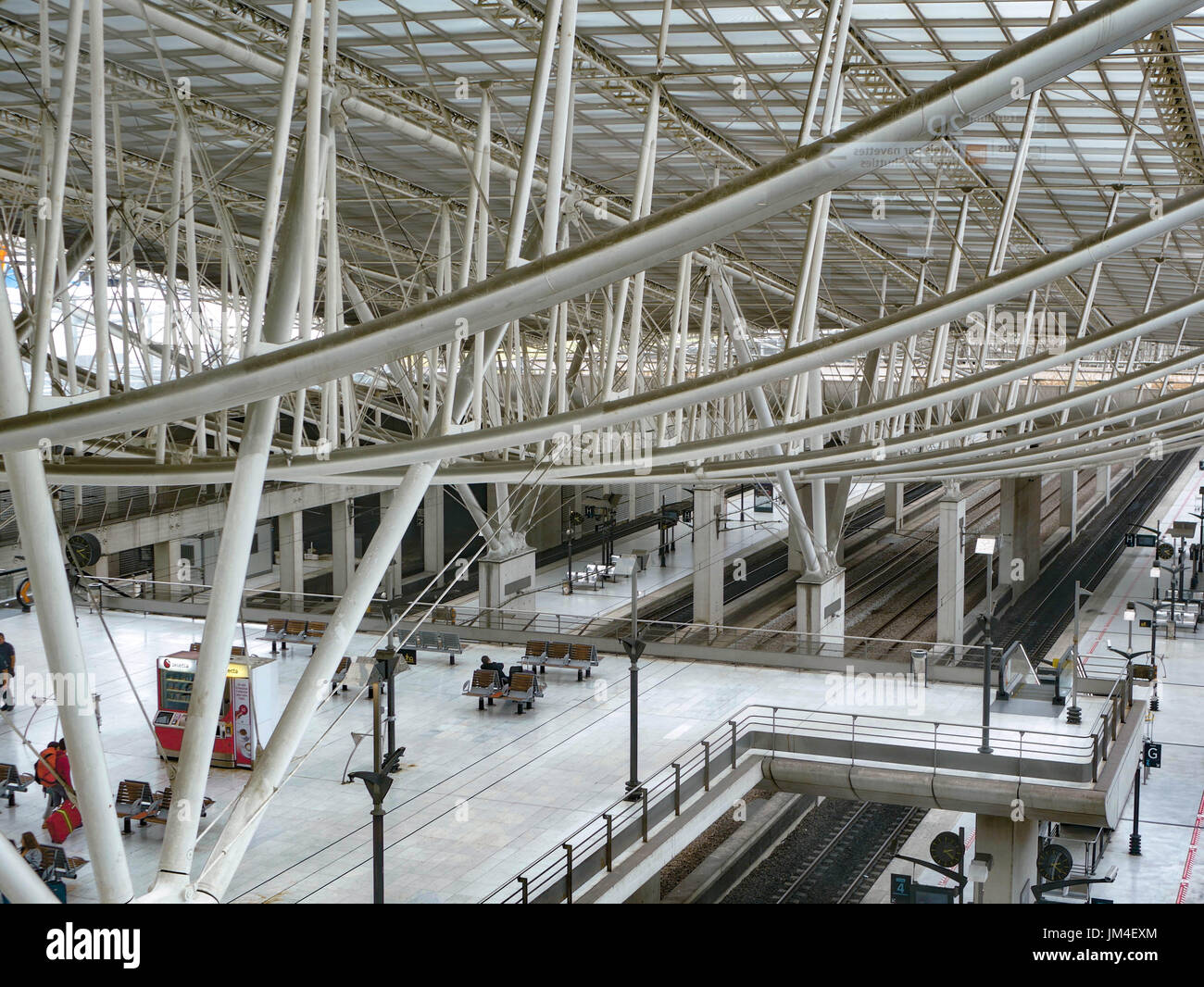 Charles De Gaulle Train Station in Paris, France Stock Photo - Alamy