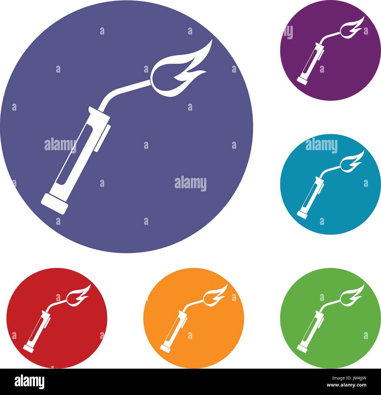 Welding torch icons set Stock Vector Image & Art - Alamy