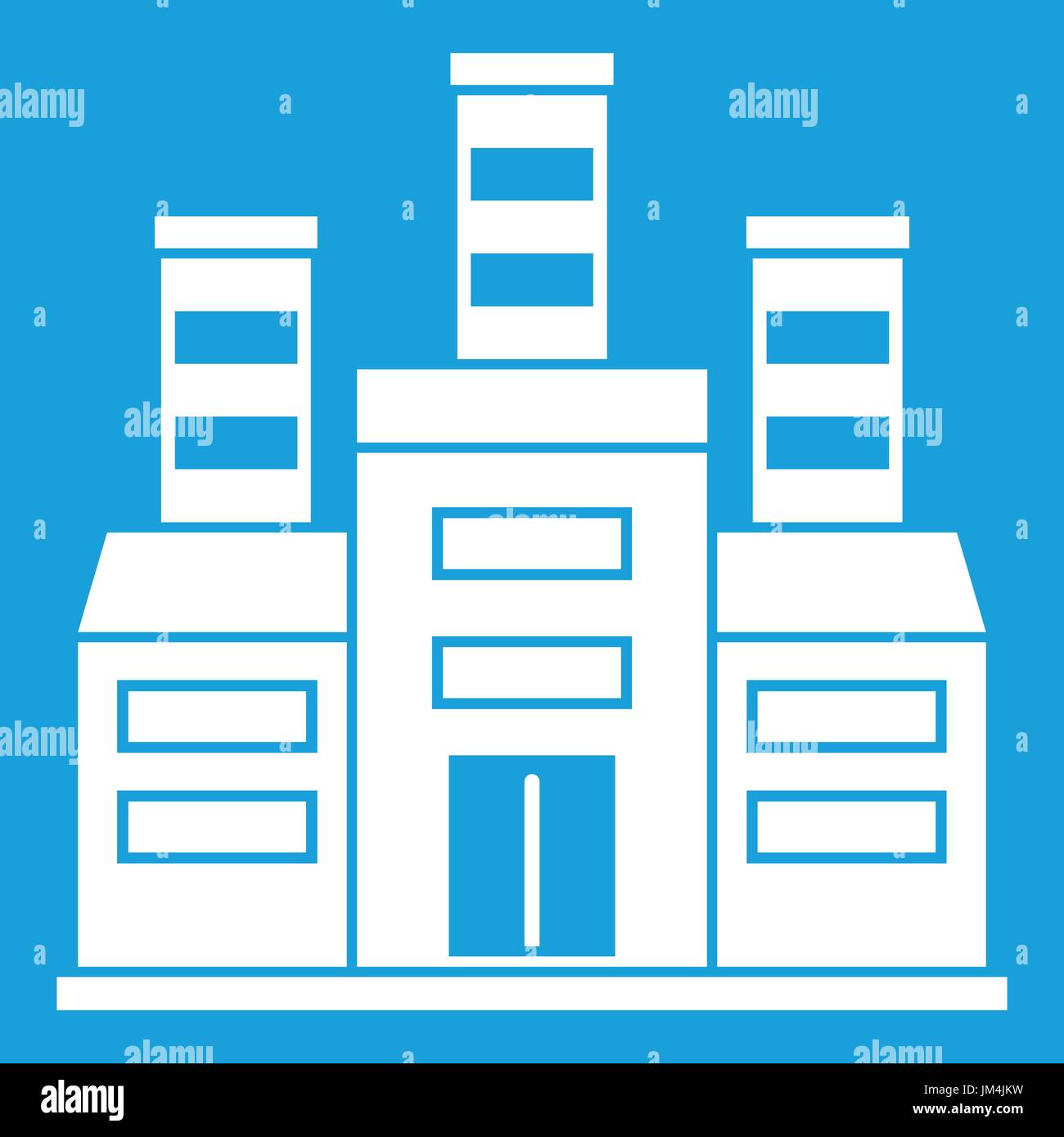 Refinery icon white Stock Vector Image & Art - Alamy