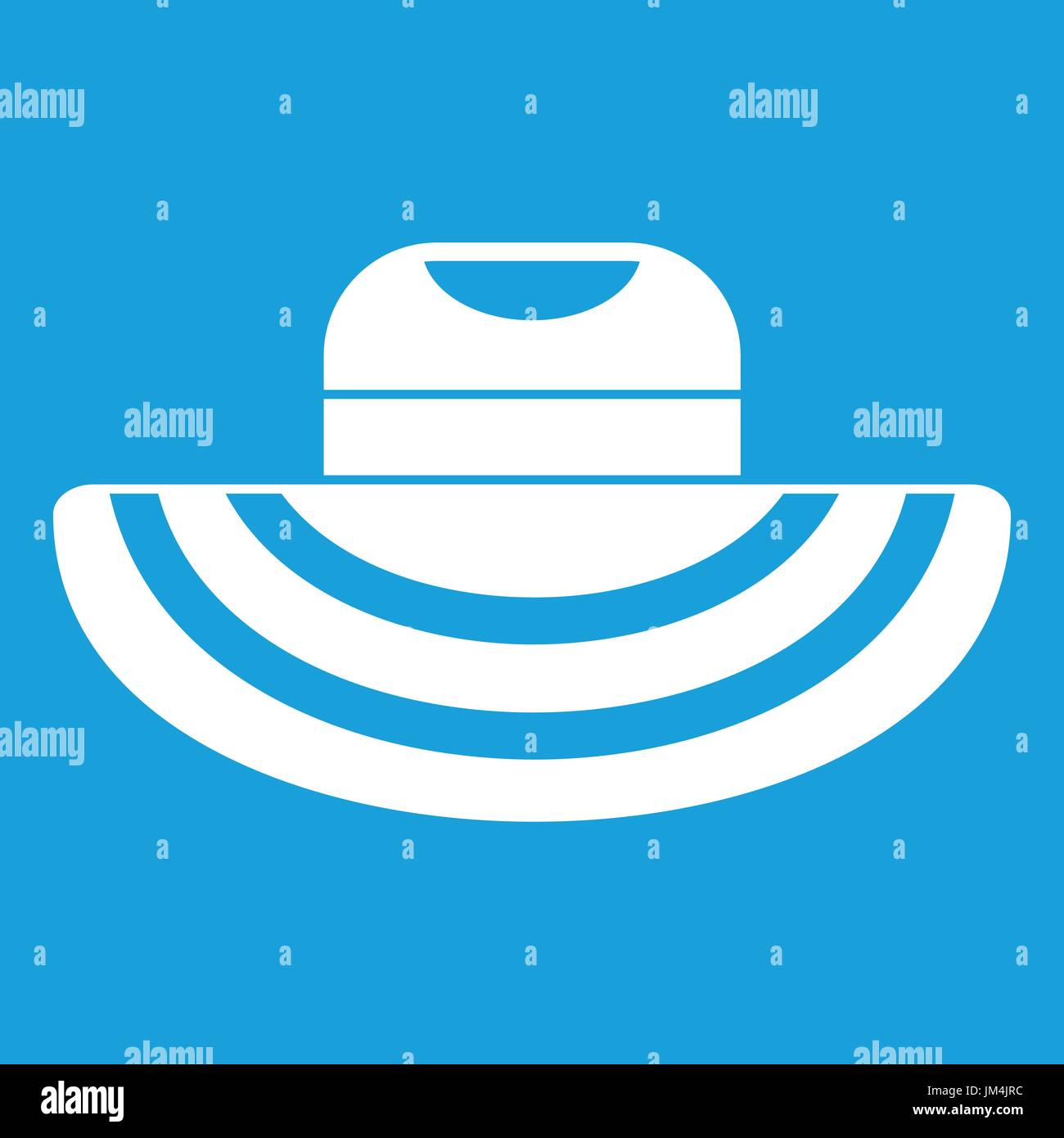 Women beach hat icon white Stock Vector Image & Art - Alamy