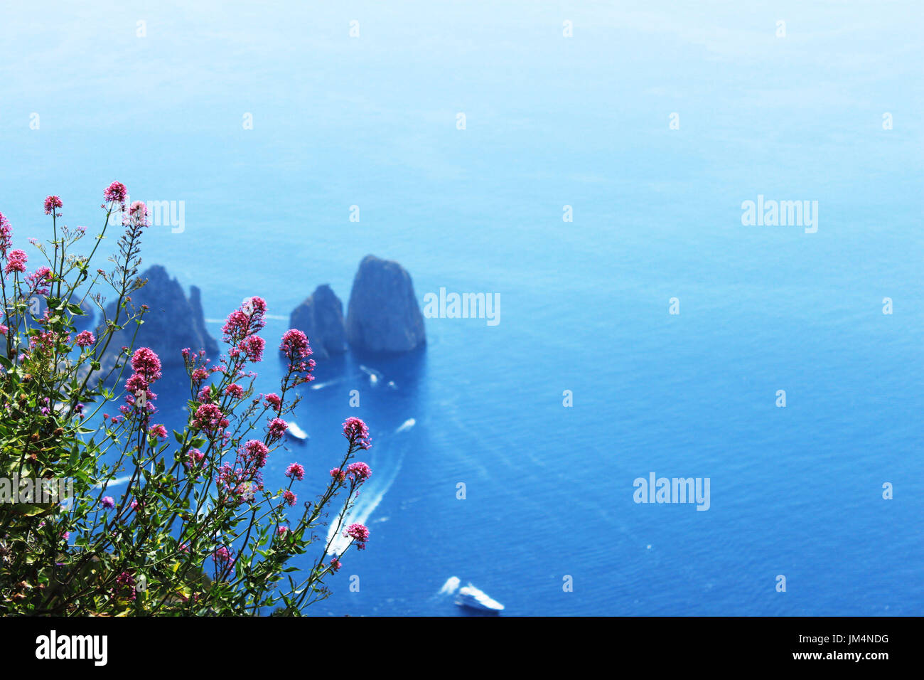 Summer holiday in Capri Stock Photo - Alamy