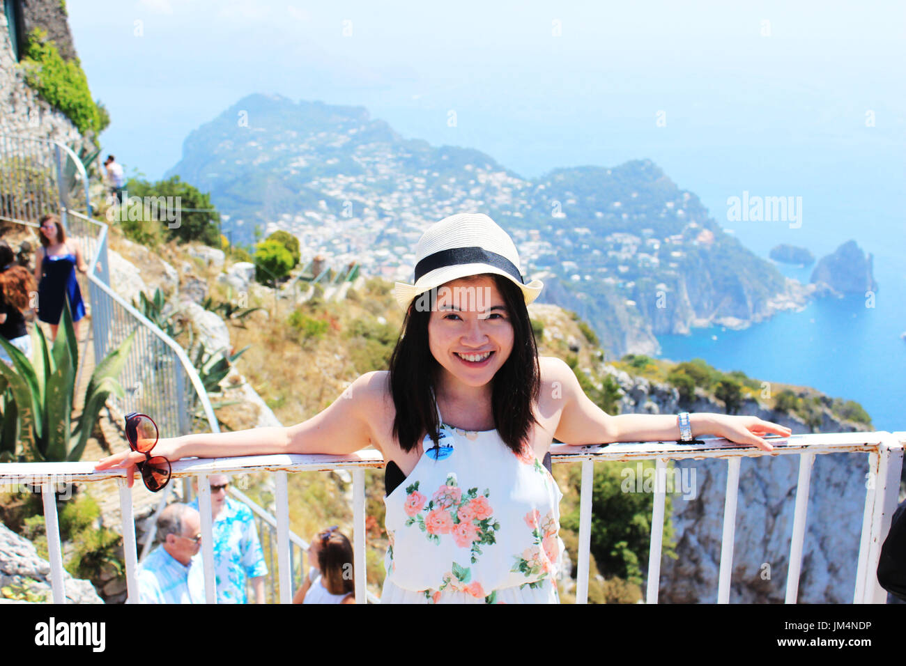 Summer holiday in Capri Stock Photo - Alamy