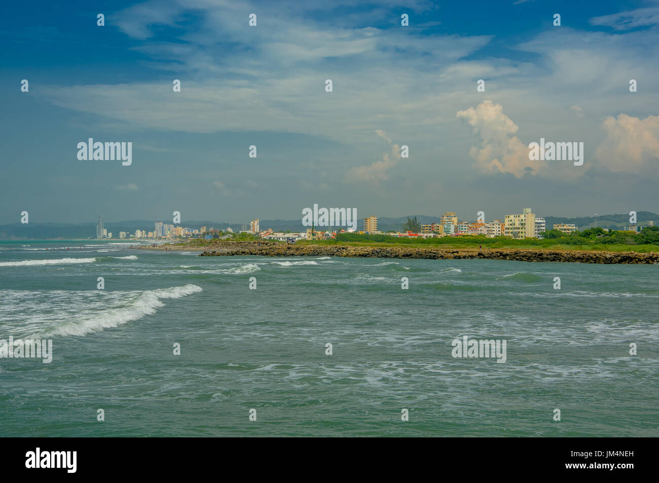 Beautiful coast at Same beach in atacamas, Ecuador Stock Photo - Alamy