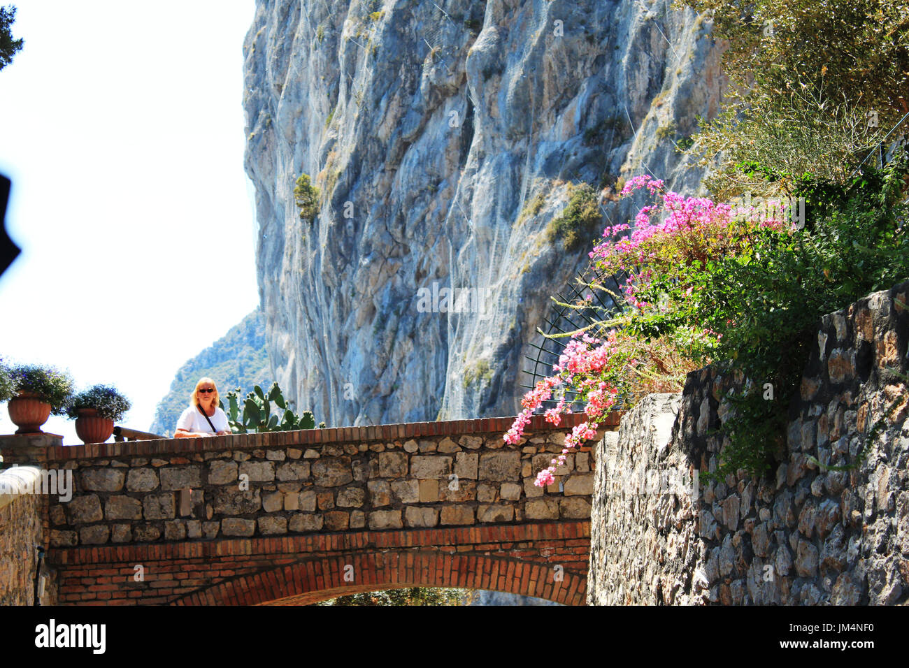 Summer holiday in Capri Stock Photo - Alamy