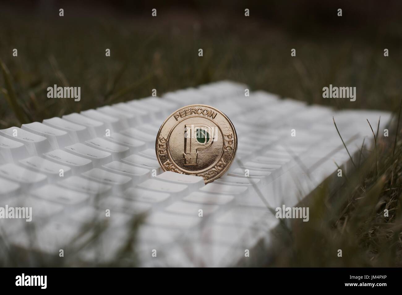 Peercoin keyboard hi-res stock photography and images - Alamy