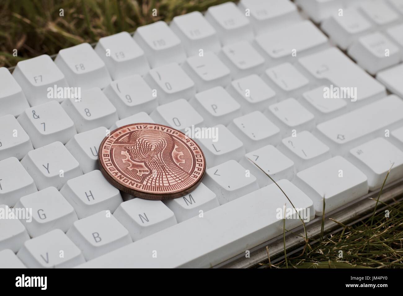 Digital currency physical brass hi-res stock photography and images - Alamy