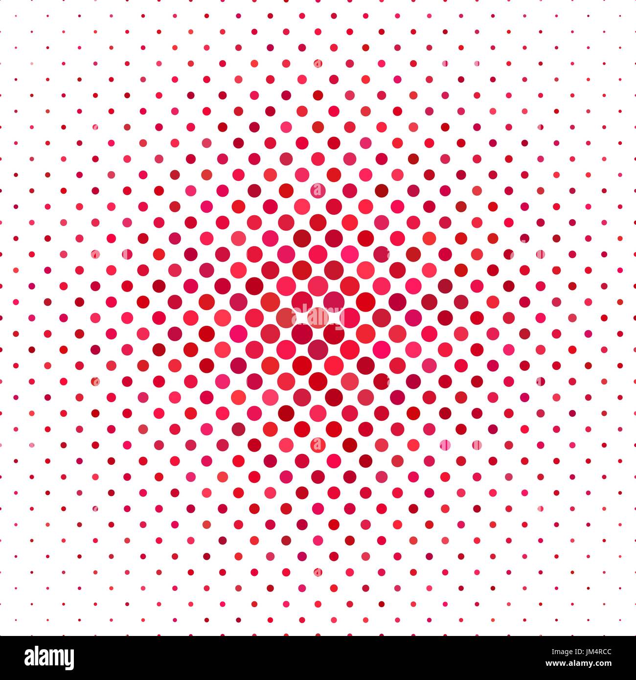 Circle pattern background - geometric vector graphic design from dots ...