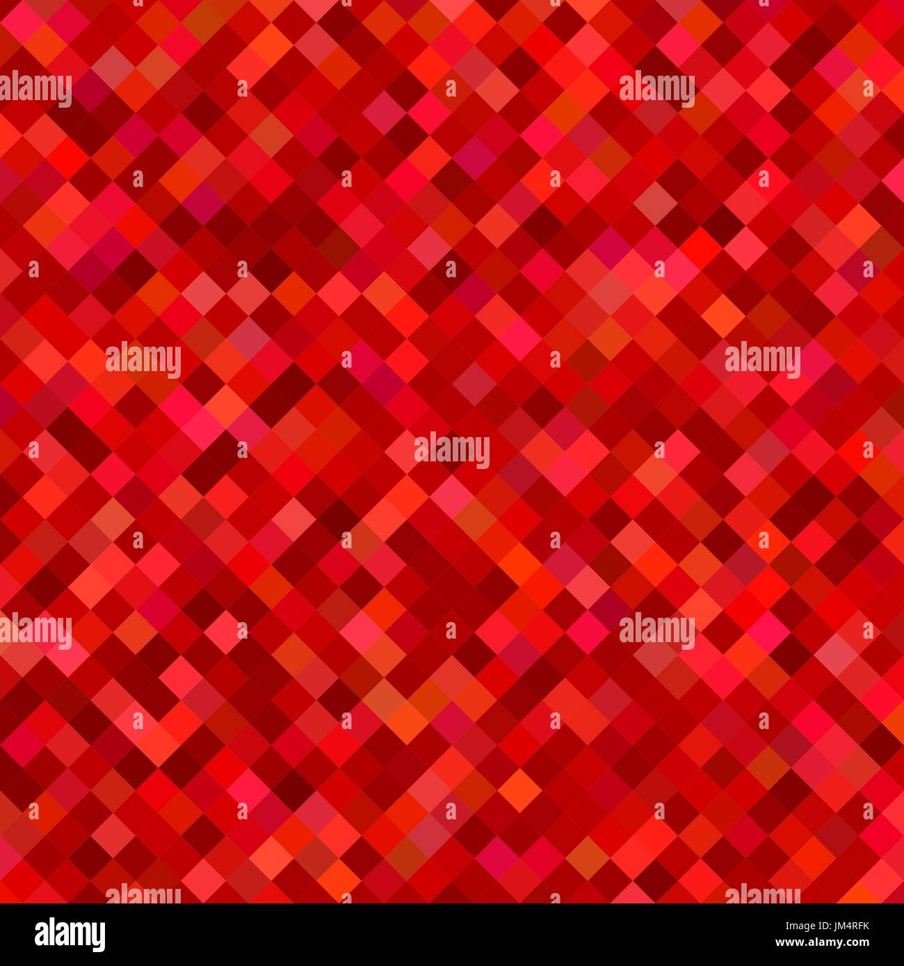 Color square pattern background - geometrical vector graphic from diagonal squares in red tones ...