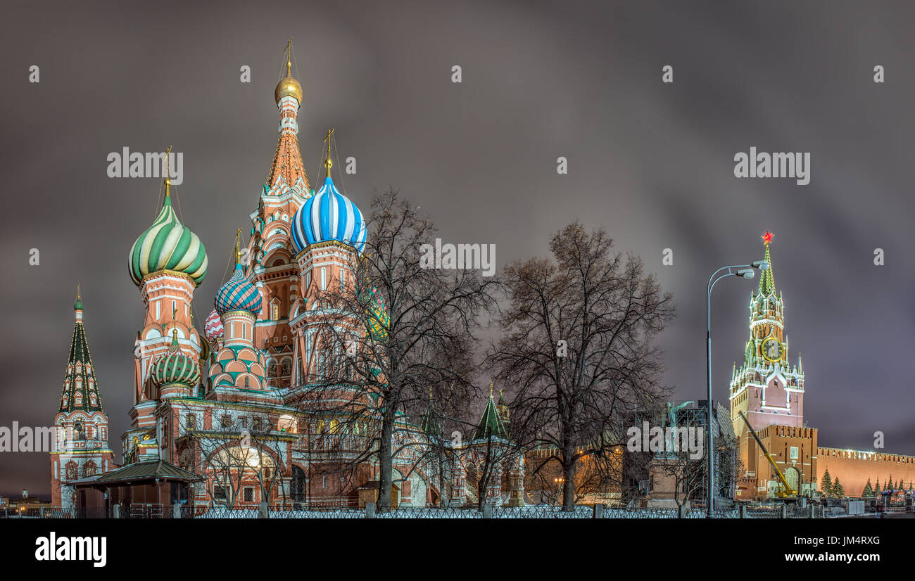 Moscow russia red square view hi-res stock photography and images - Alamy