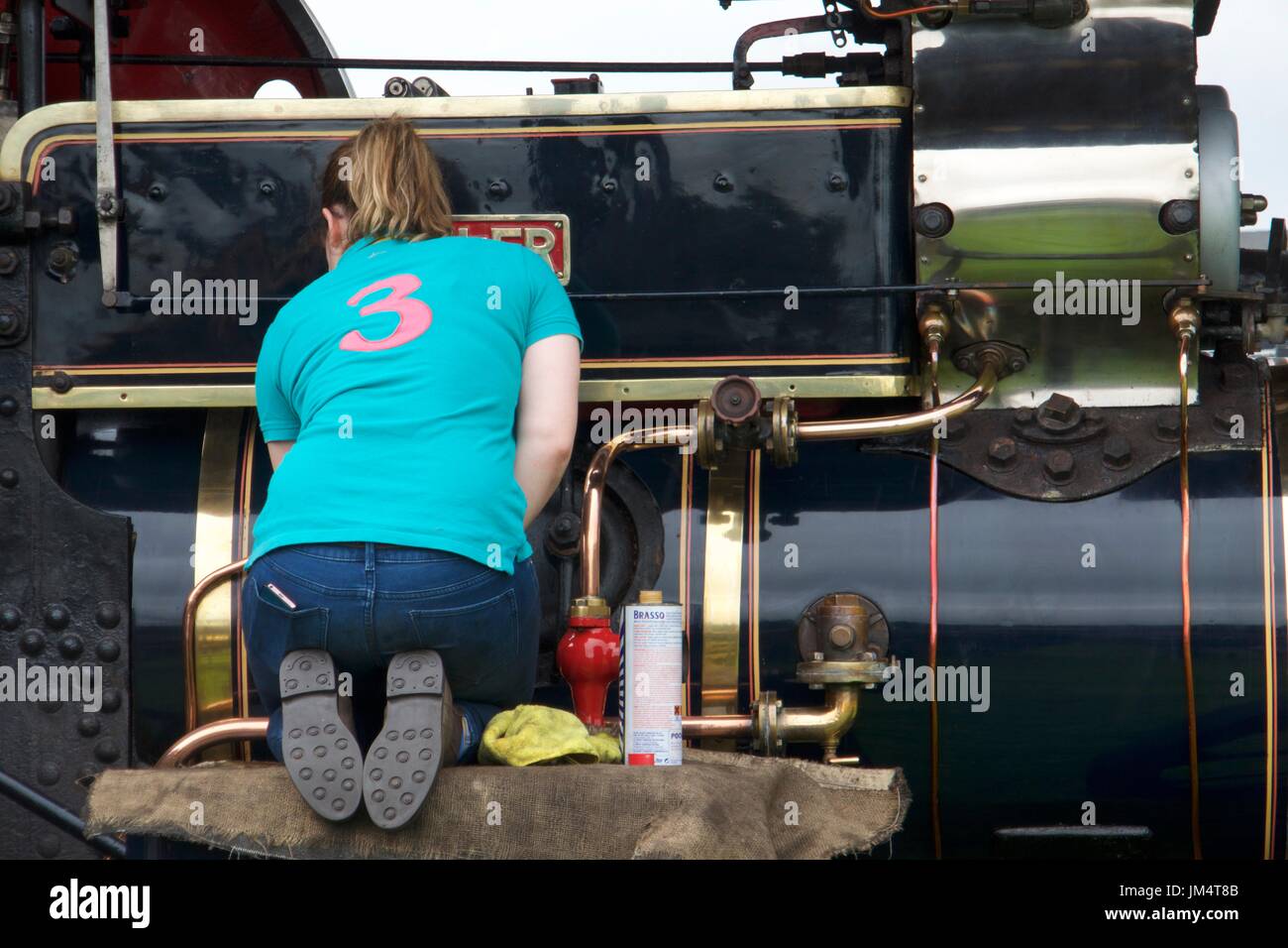 Female maintenance vehicle hi-res stock photography and images - Alamy