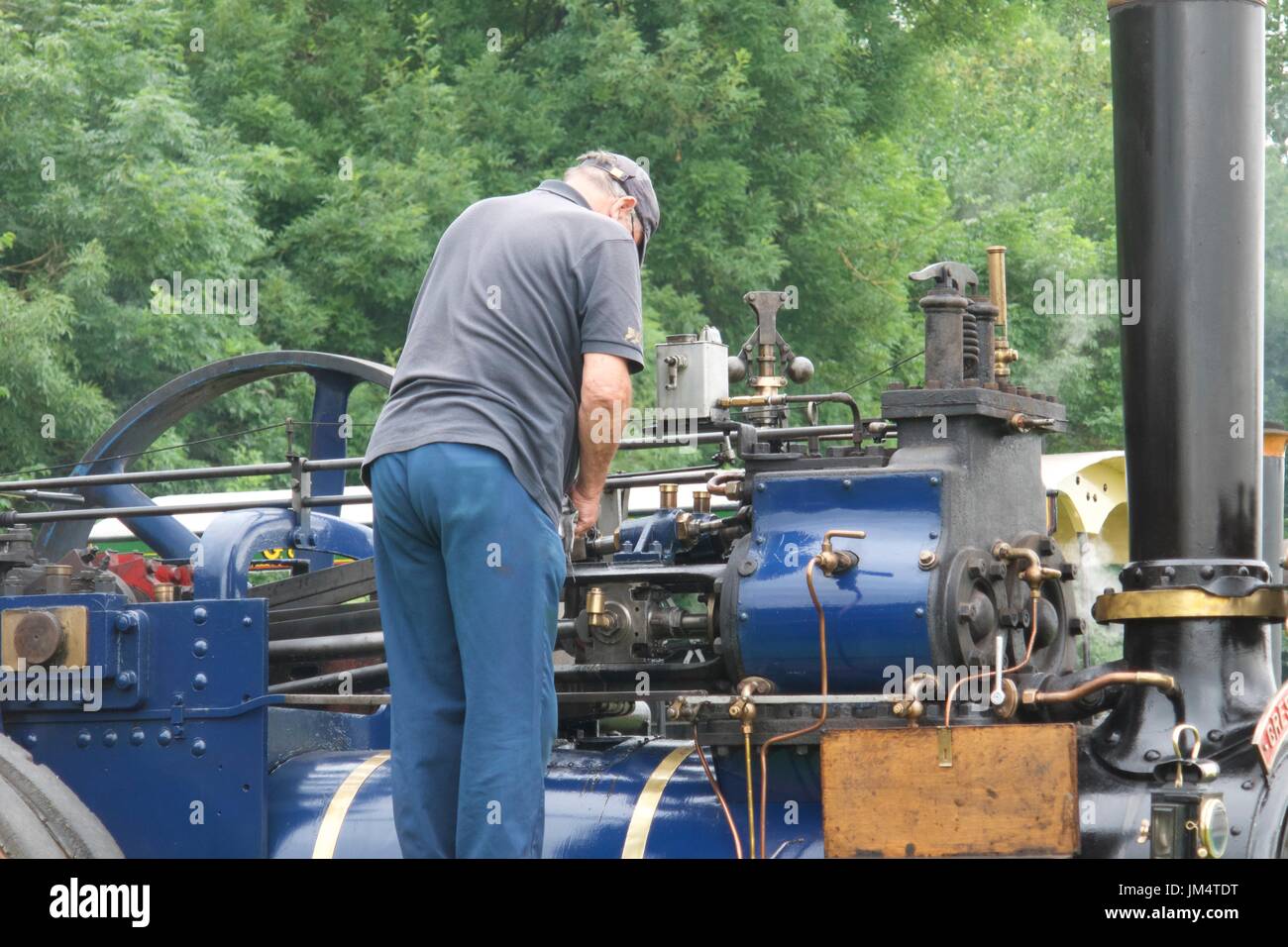 Maintenance steam locomotive hi-res stock photography and images - Alamy
