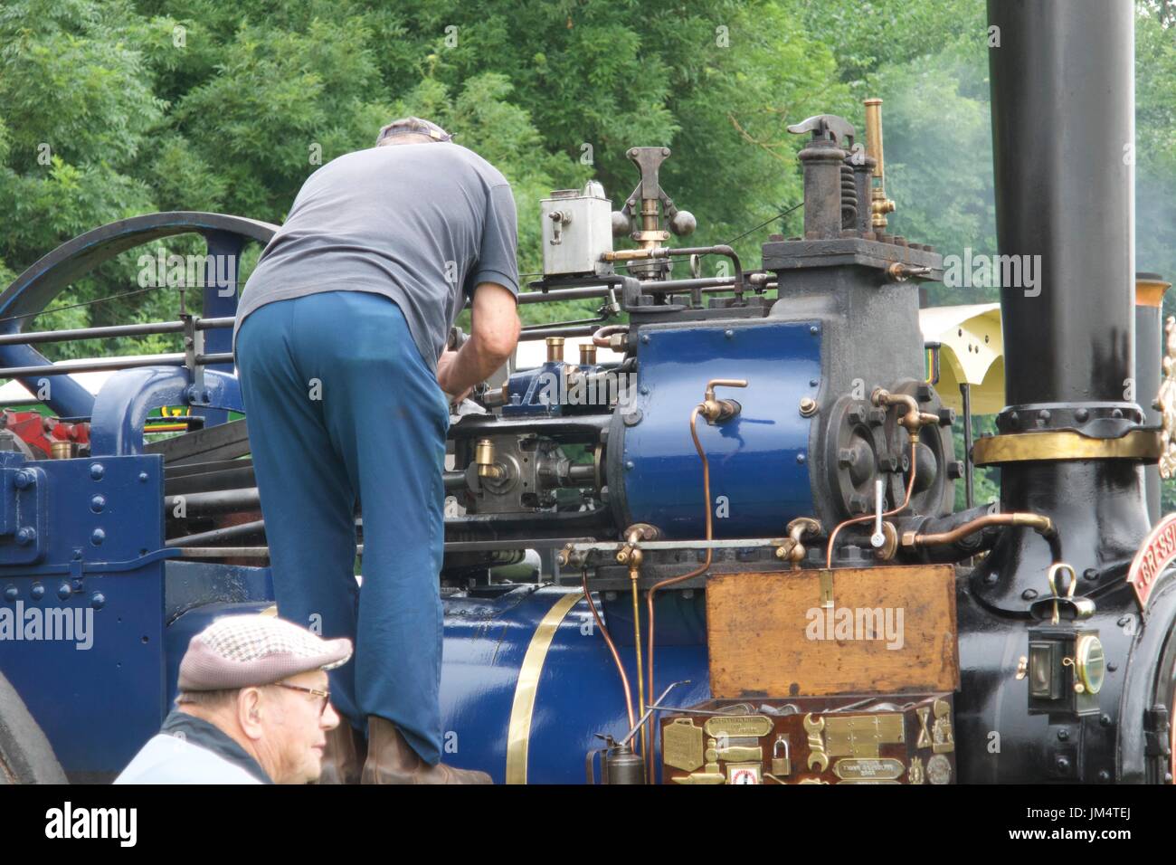 Steam engine maintenance hi-res stock photography and images - Alamy