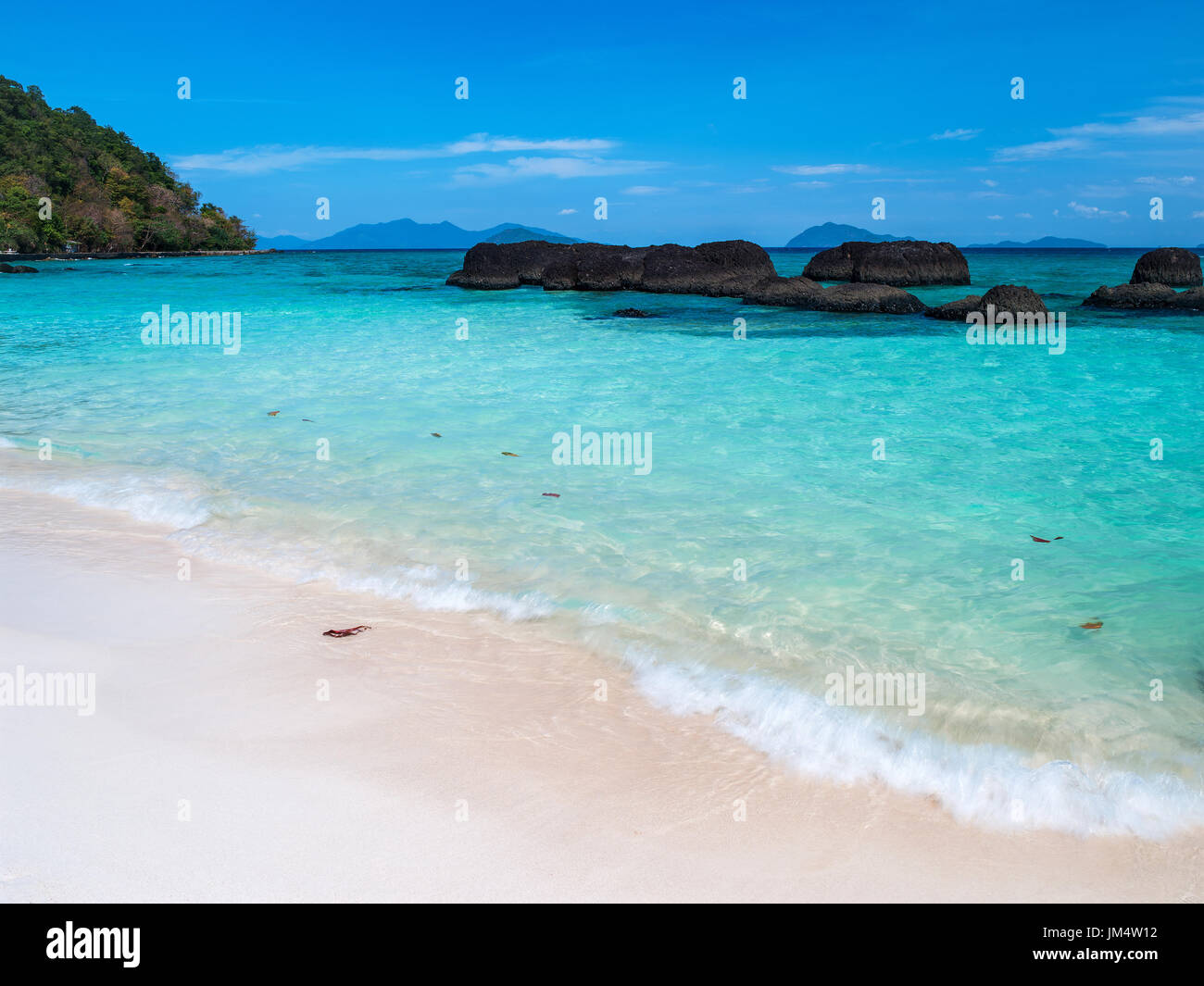 beautiful island beach in Thailand asian sea Stock Photo - Alamy
