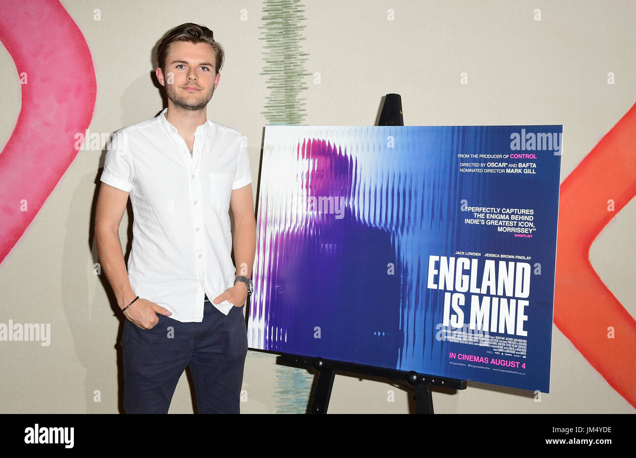 Adam Lawrence arrives for a screening of England Is Mine at the Ham ...
