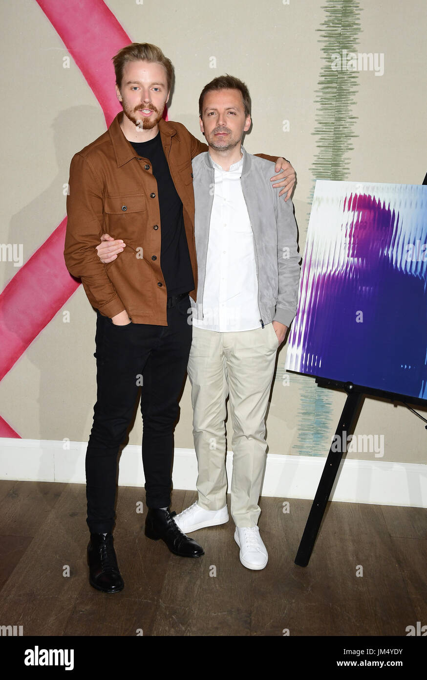 Jack Lowden and director Mark Gill arrive for a screening of England Is ...