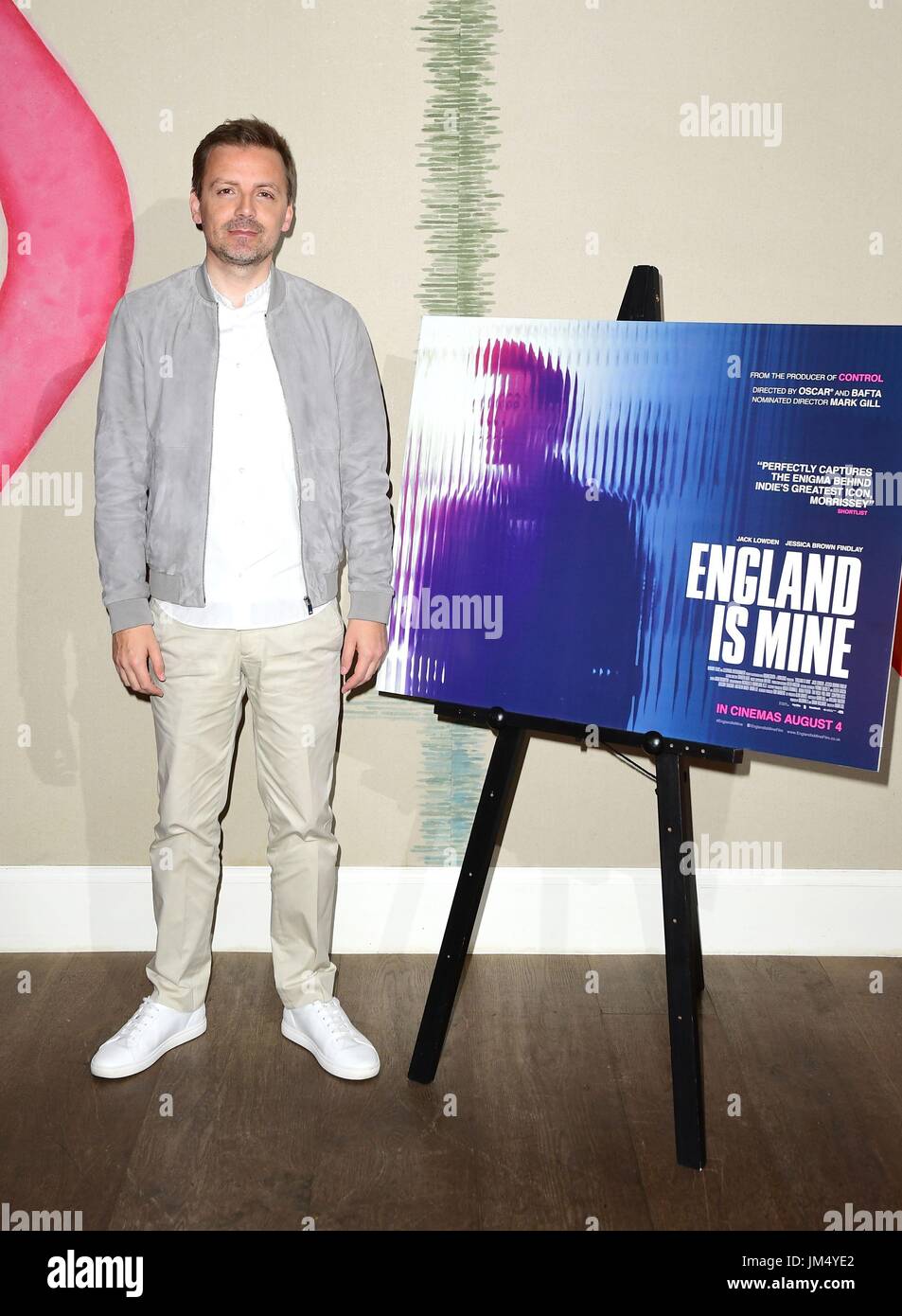 Director Mark Gill arrives for a screening of England Is Mine at the ...