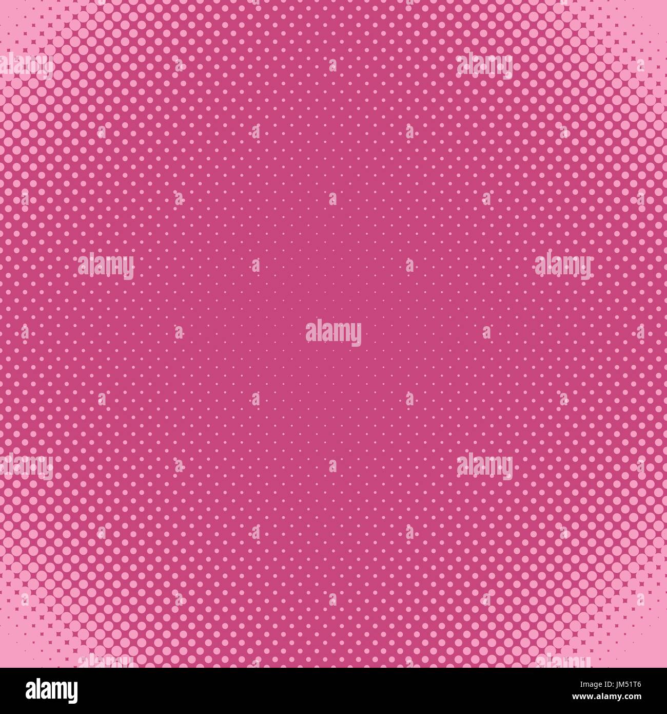 Geometrical Halftone Dot Pattern Background Vector Graphic From Circles In Varying Sizes Stock