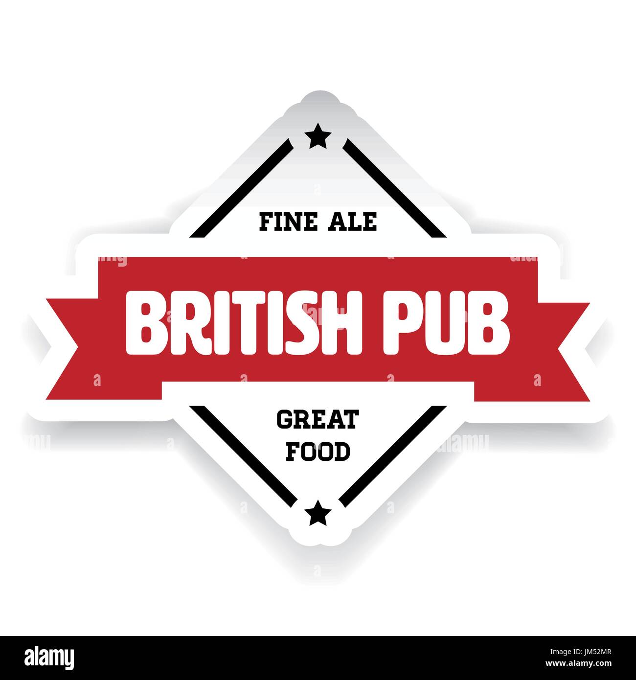 British pub vintage stamp vector Stock Vector Image & Art - Alamy