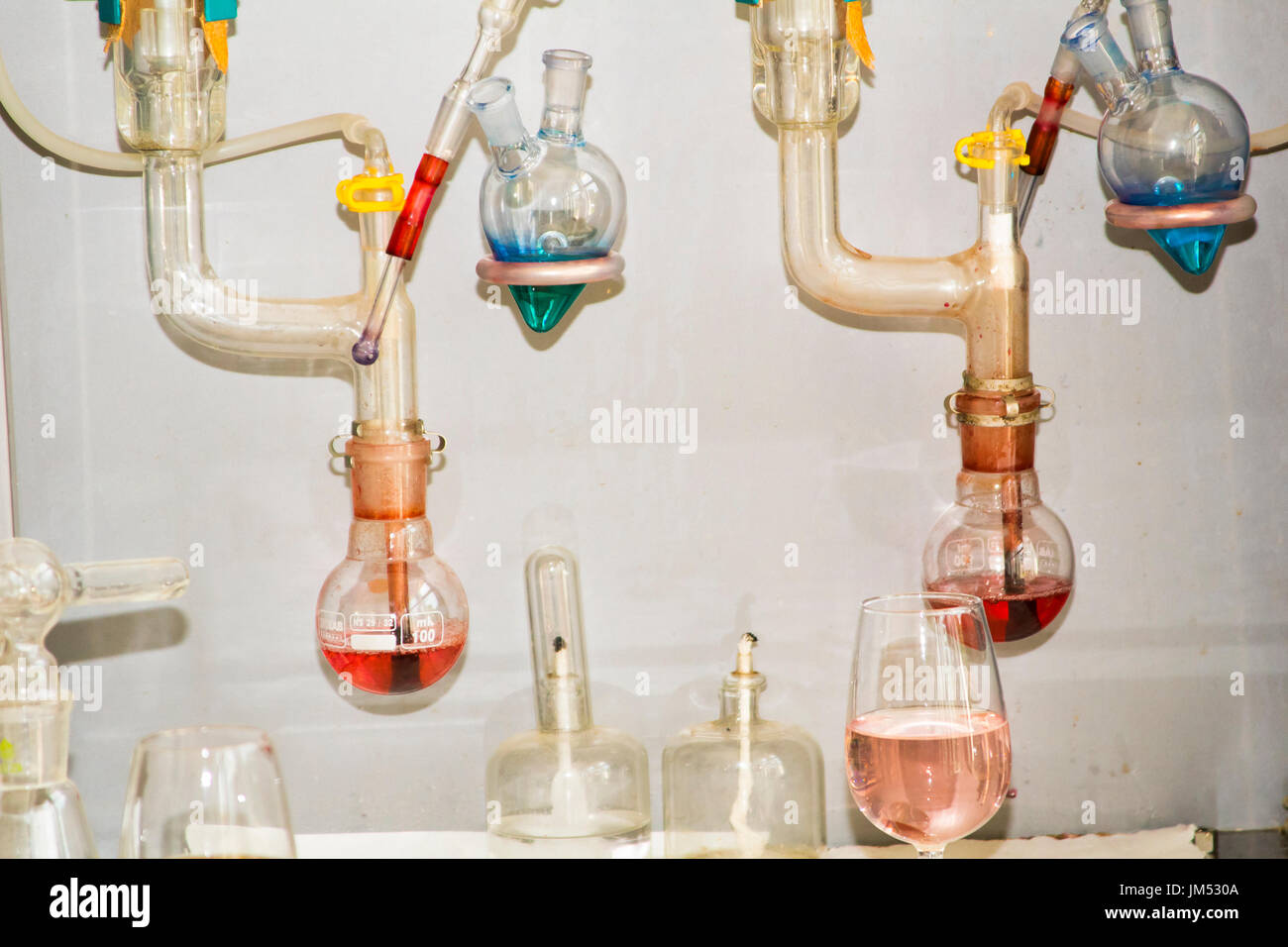 Test tubes in a laboratory Stock Photo - Alamy