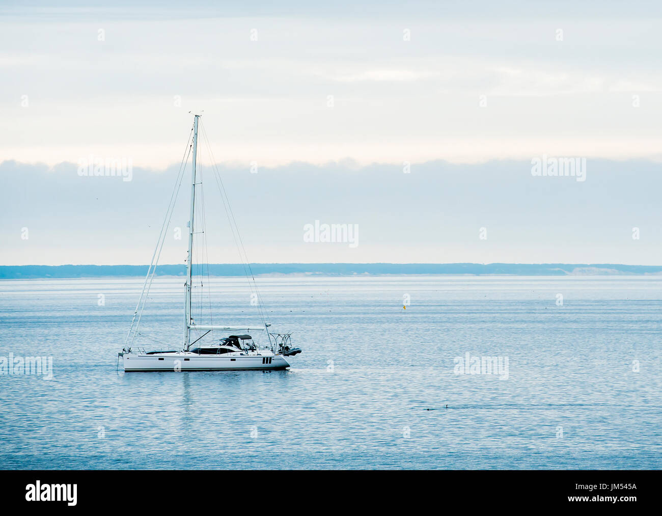 Seascape landscape blue ocean water Provincetown PTown Cape Cod MA ...