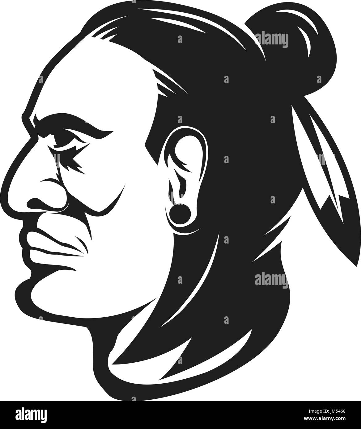 Native American Chief Vector