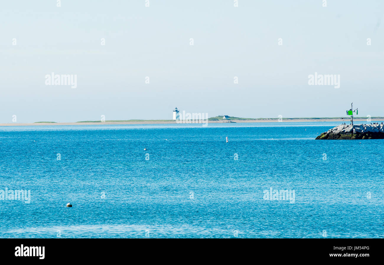 Seascape landscape blue ocean water Provincetown PTown Cape Cod MA Race ... Seascape landscape blue ocean water Provincetown PTown Cape Cod MA Race ...