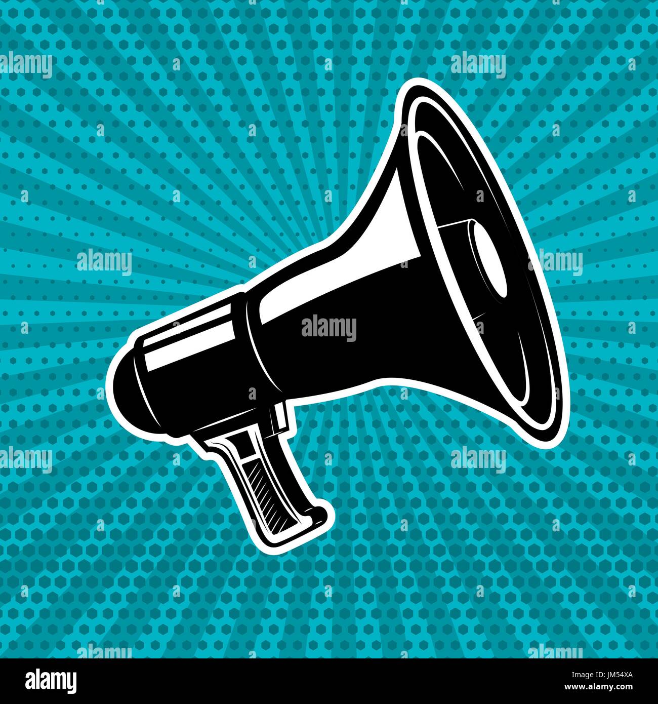 Retro Megaphone Vector