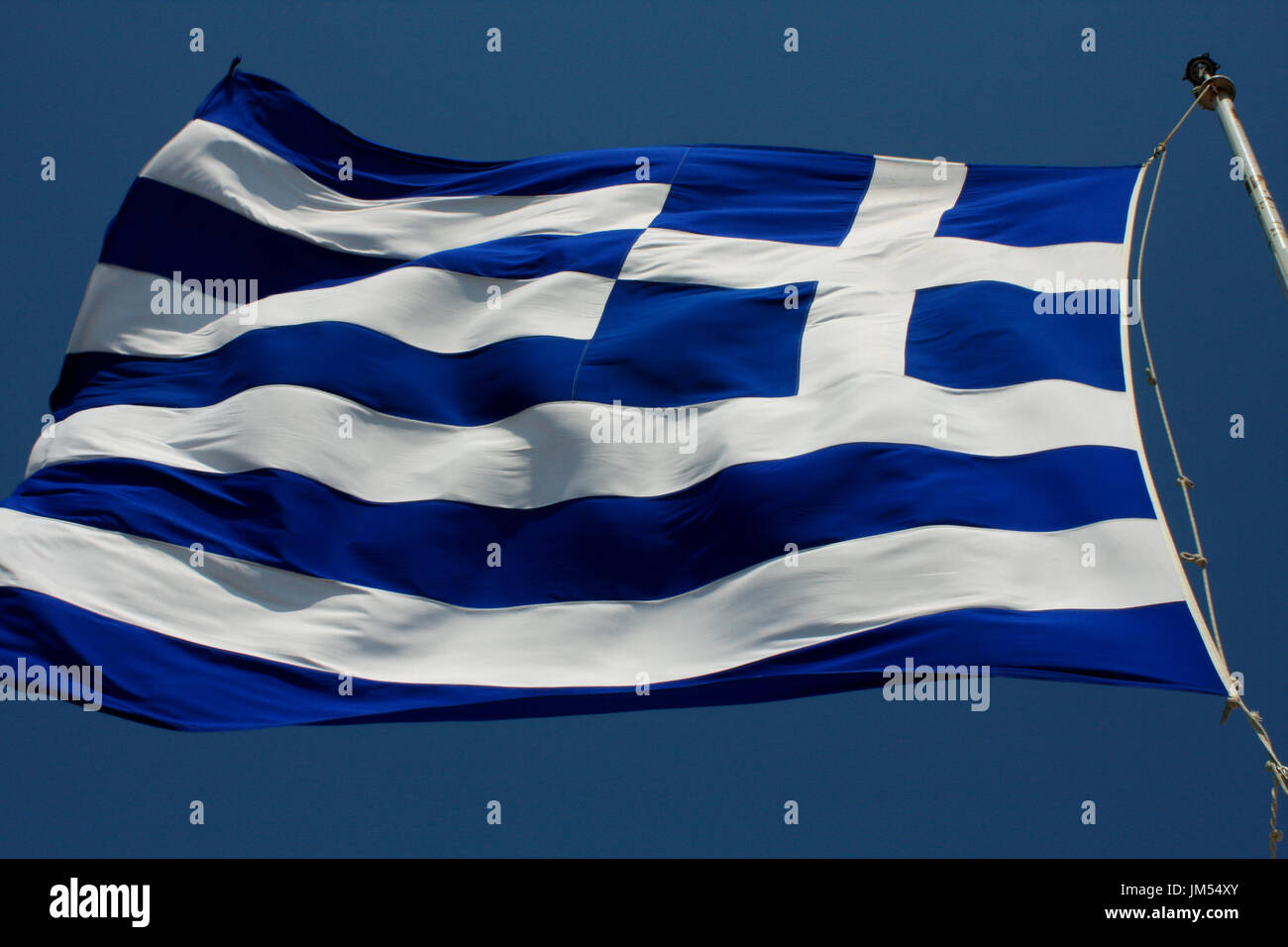 The flag of Greece was officially adopted by the First National ...