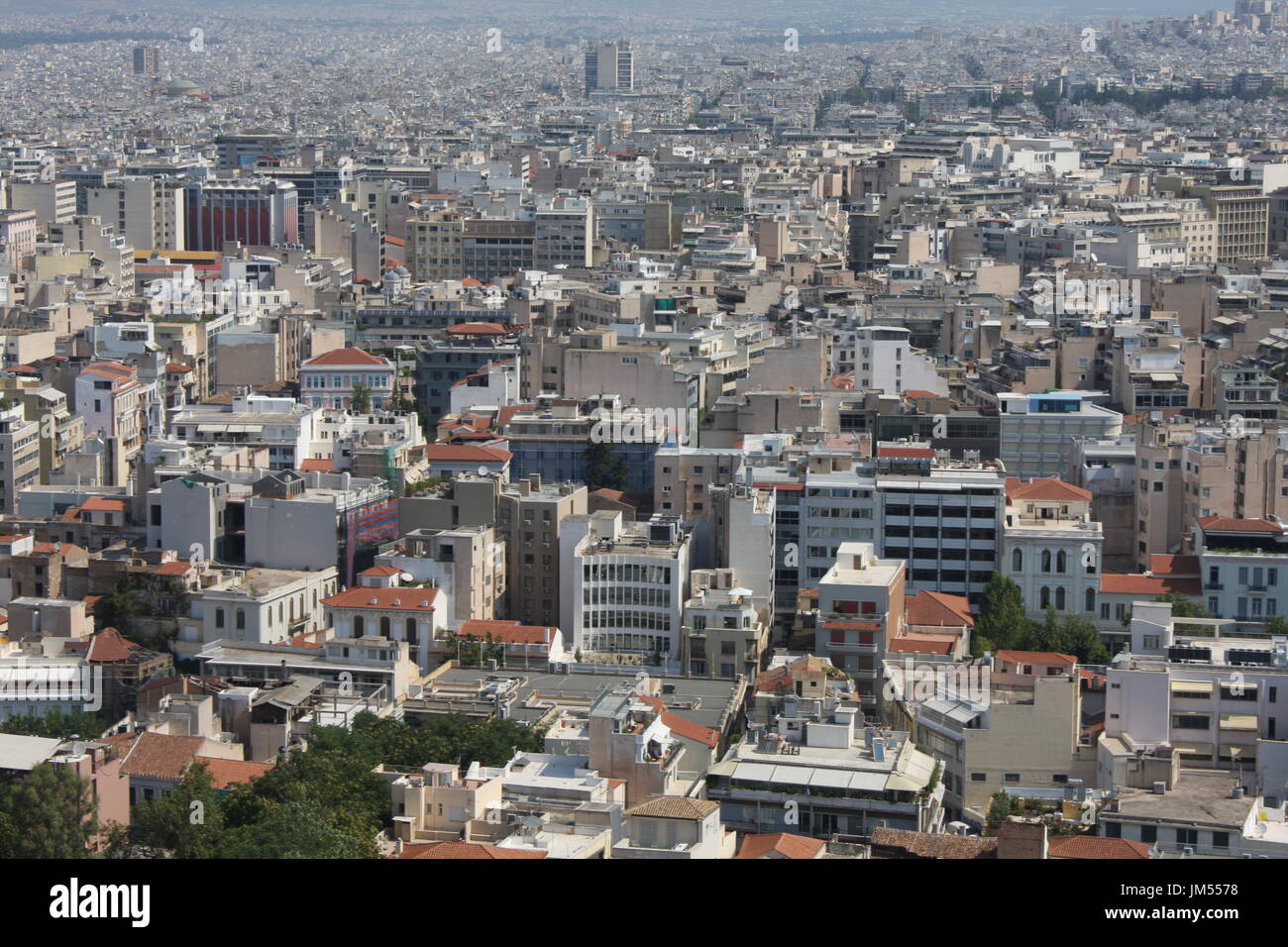 Aerial view of Athens, Greece Stock Photo - Alamy
