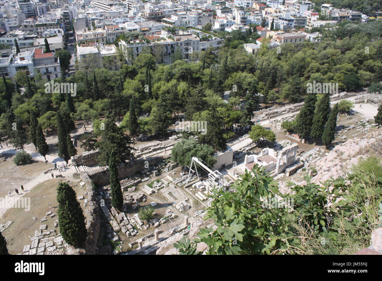 Aerial view of Athens, Greece Stock Photo - Alamy