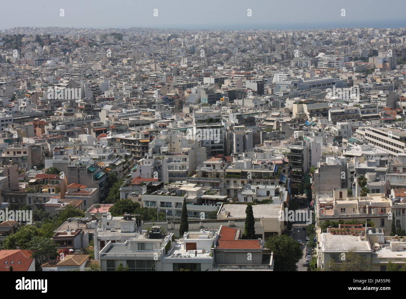 Aerial view of Athens, Greece Stock Photo - Alamy