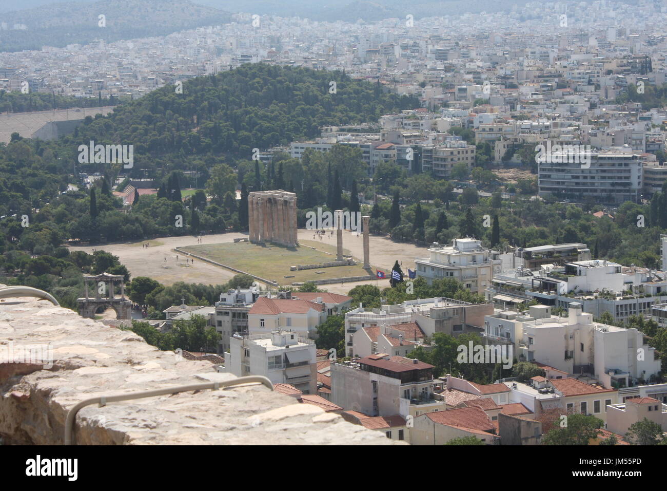 Aerial view of Athens, Greece Stock Photo - Alamy