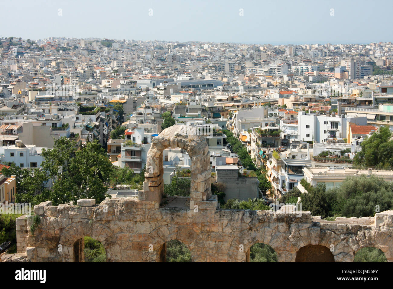 Aerial view of Athens, Greece Stock Photo - Alamy