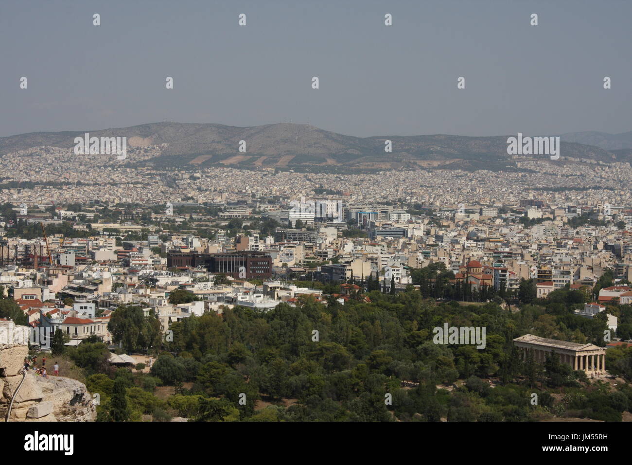 Aerial view of Athens, Greece Stock Photo - Alamy