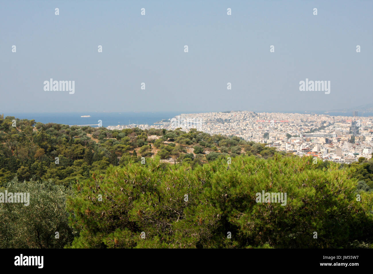 Aerial view of Athens, Greece Stock Photo - Alamy